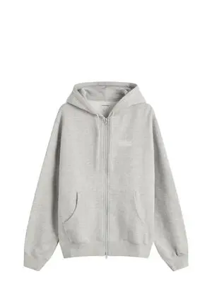 THISISNEVERTHAT Ol Logo Zip Hoodie - Grey Heather