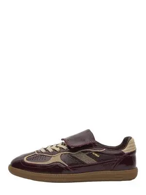 ALOHAS Tb 490 Club Leather Sneakers - Onix Deep Burgundy
