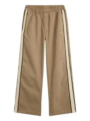 Obey Astrid Side Stripe Trousers - Tan Faded Wash