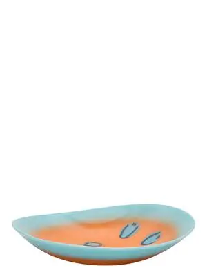 FRIZBEE CERAMICS Pasta Plate - Water Orange Gradient Smile