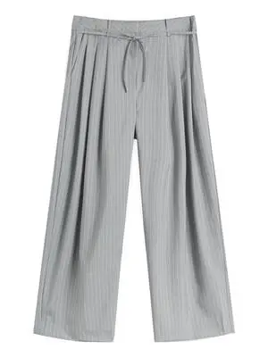 DEIJI STUDIOS Tri Pleat Pinstripe Pants