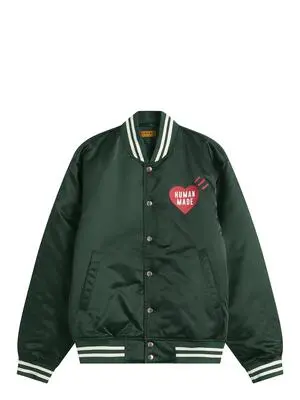 HUMAN MADE Nylon Stadium Jacket - Green