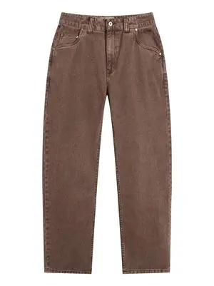 DIME Straight Denim Pants - Brown Washed
