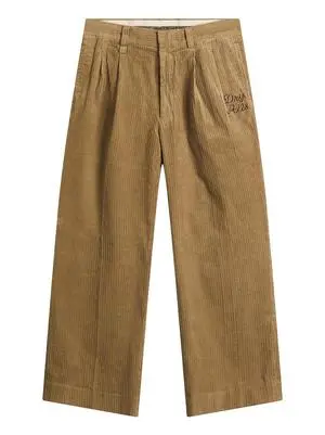 HUMAN MADE Corduroy Pleated Trousers - Beige