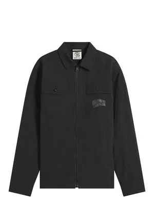 BILLIONAIRE BOYS CLUB Arch Logo Nylon Overshirt - Black