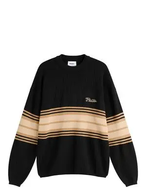 BUTTER GOODS Crest Knit Jumper - Black