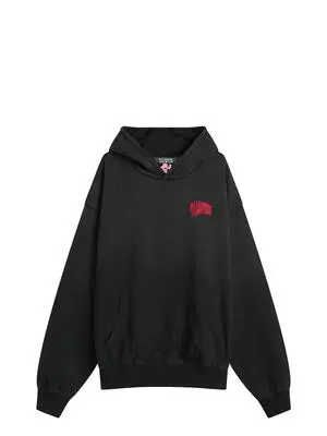 BILLIONAIRE BOYS CLUB Arch Logo Oversized Hoodie - Washed Black
