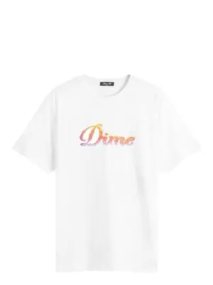 DIME Cursive Cloud T-shirt - White