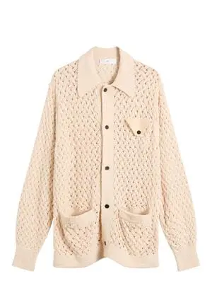 Toga Lace Knit Cardigan - Off White