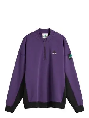 Adidas Eqt Half Zip Fleece - Violet/black