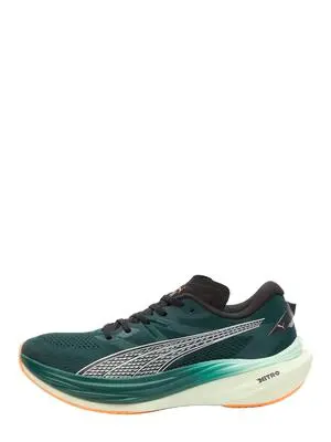PUMA Deviate Nitro 3 Sneaker - Green Terrain/heat Fire
