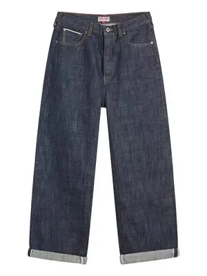 DUBBLEWARE Straight Leg Selvedge Denim Jeans - Indigo