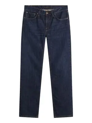 Nudie Jeans Gritty Jackson Straight Leg Jeans - Aged Indigo