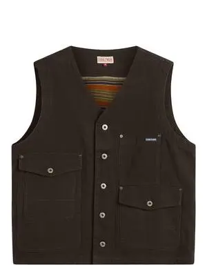 DUBBLEWARE Bradford Multi Pocket Field Vest - Olive