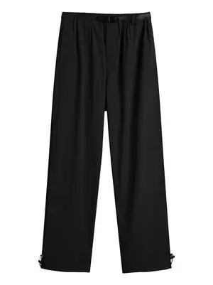 MELLOW CLO Everyday Stretch Nylon Trousers - Black