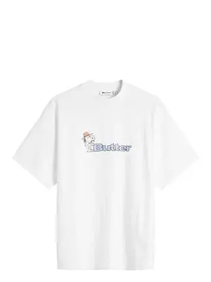 BUTTER GOODS X Peanuts Spike Logo T-shirt - White