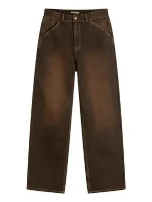 CARTER YOUNG Big Ben Straight Leg Jeans Brown Overdye