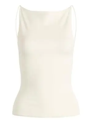 ST. AGNI Square Neck Top - Off White
