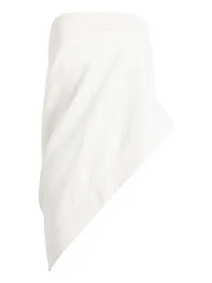 ST. AGNI Cloud Asymmetric Draped Top - Off White