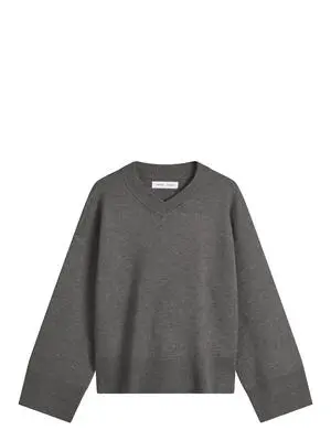 SAMSØE SAMSØE Salula V-neck Sweater - Dark Grey