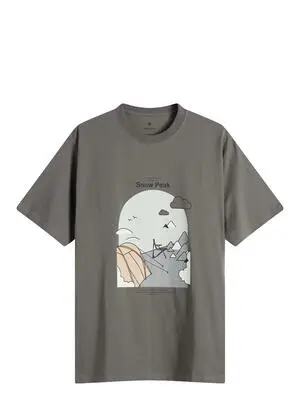 SNOW PEAK Camping Graphic T-shirt - Grey
