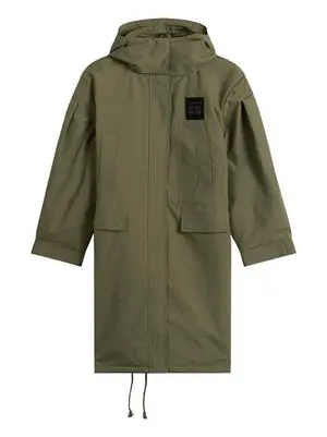 GANNI Ripstop Tri-layer Parka Jacket - Kalamata