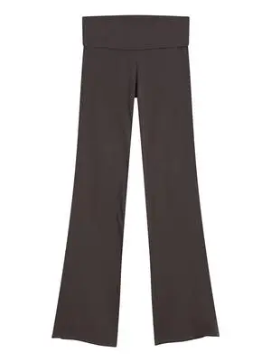 SKIMS Cotton Jersey Foldover Pant - Iron