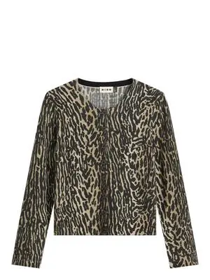 RIXO Peony Leopard Jumper