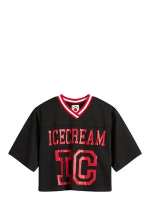 ICECREAM Cropped Jersey - Black