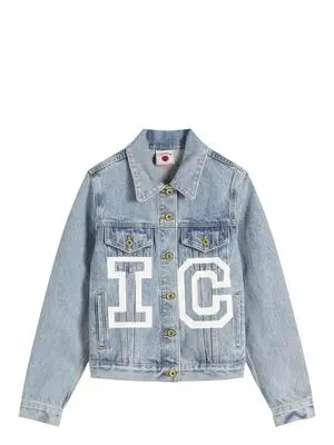 ICECREAM Denim Trucker Jacket - Light Wash Blue