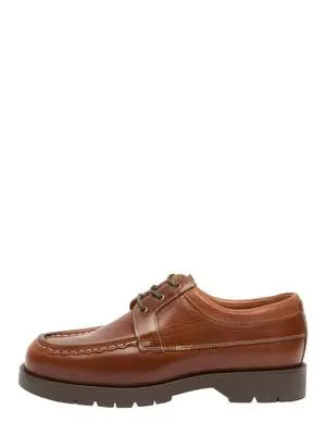 KLEMAN Alfan Derby Shoe - Cognac