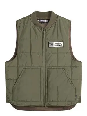 NEIGHBORHOOD Reversible Padded Vest - Olive Drab