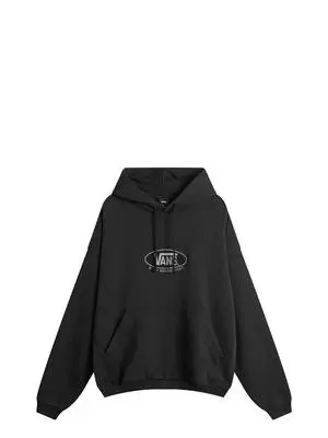 VANS X A.o.d. Oval Logo Hoodie - Washed Black