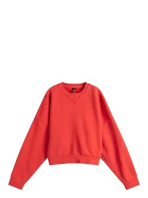 ENTIRE STUDIOS Box Crewneck Sweater - Cherry
