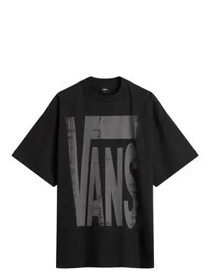 VANS X A.o.d.brushed Logo T-shirt - Washed Black