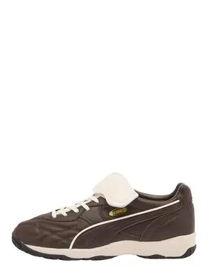 PUMA King Indoor Premium Sneaker - Dark Chocolate/warm White