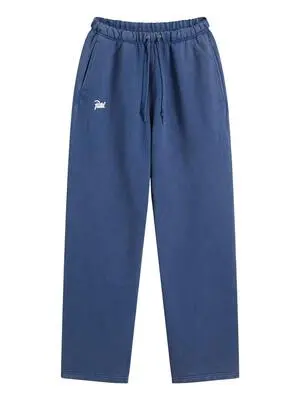 PATTA Classic Acid Washed Straight Leg Jogging Pants - Blue