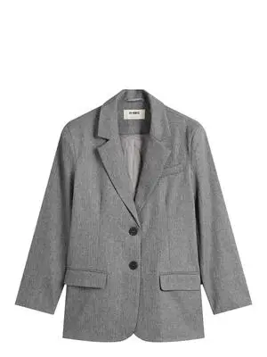 4TH & RECKLESS Mira Oversized Blazer - Dark Grey