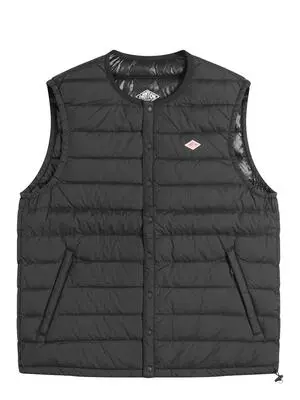 DANTON Inner Down Crewneck Vest - Black