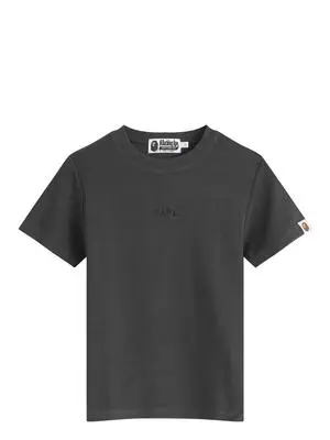 A BATHING APE Pigment Dyed Rib T-shirt - Black