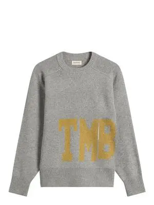 BEAMS Logo Crewneck Jumper