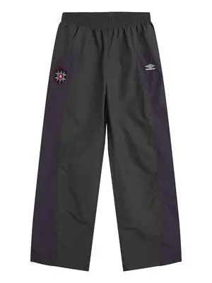 UMBRO BY SLAM JAM Rose Crest Track Pants - Dark Grey Dark Purple