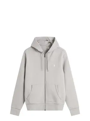 Polo Ralph Lauren Double Knit Tech Zip Hoodie - Soft Grey
