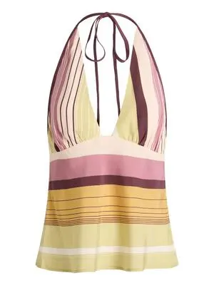 Sir The Label Fontana Halterneck Cami Top - Elisa Stripe