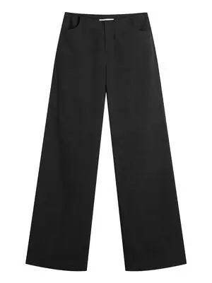 PEACHY DEN Twiggy Stretch Tailored Trousers - Onyx