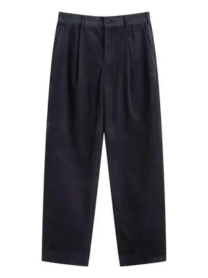 WAX LONDON Aubyn Corduroy Trousers - Navy