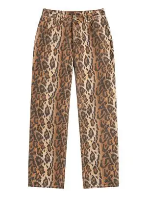 HOUSE OF SUNNY Leopard Jessie Jeans - Multi