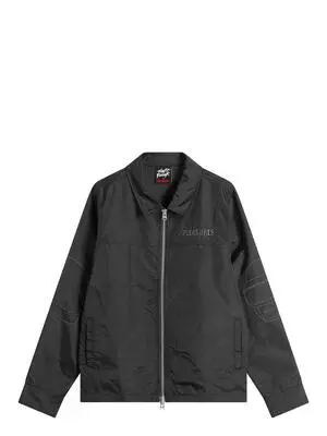PLEASURES Helmets Nylon Work Jacket - Black