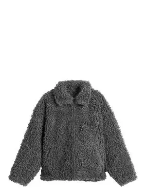 Acne Studios Felemmy Chunky Fleece Jacket - Carbon Grey