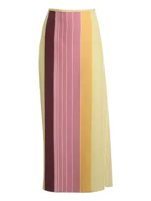 Sir The Label Fontana Silk Crepe Midi Skirt - Elisa Stripe